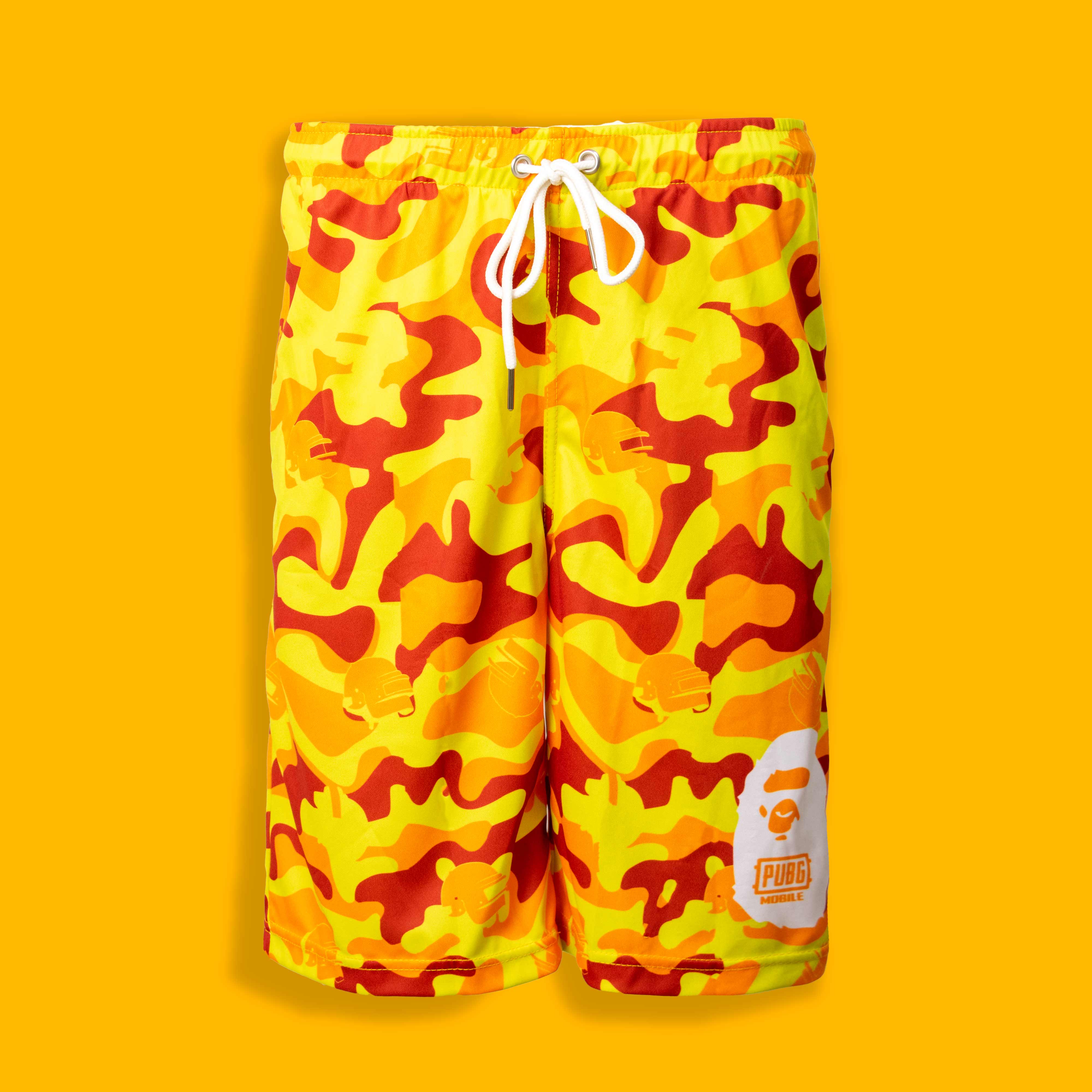 PUBG Bape Yellow Full Zipper Hoodie Set – Fashion Acrobat